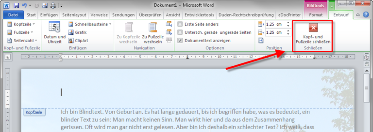 Hintergrundbild in Word 2010 einfügen › Office-Tipps & Tricks