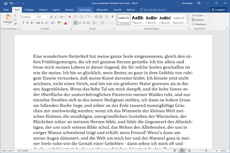 Hintergrundbild in Word 2016 einfügen » Office-Tipps